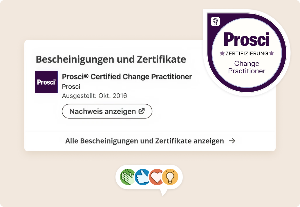 Change Management Zertifizierungprogramm | Prosci