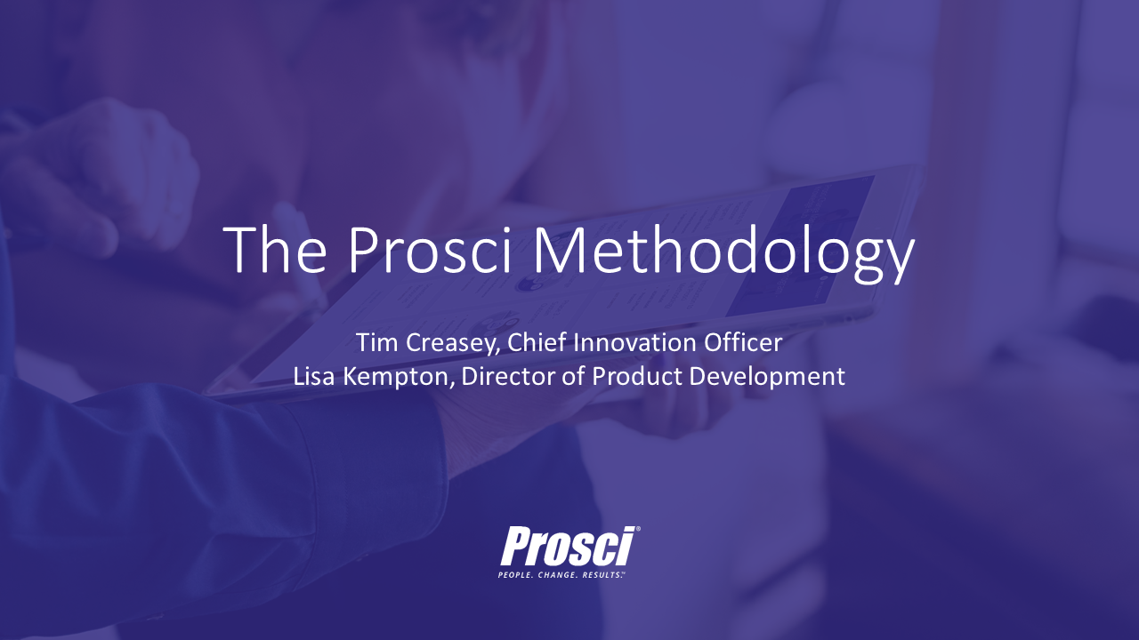 The Prosci Methodology