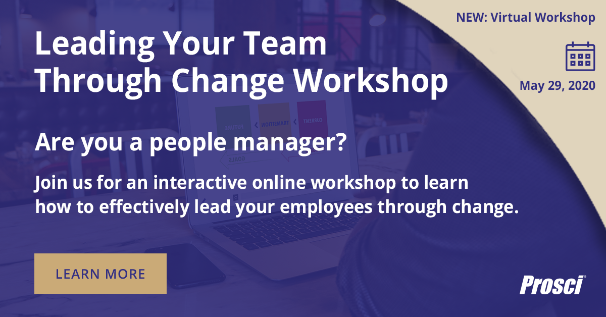 Leading Your Team Through Change | Prosci