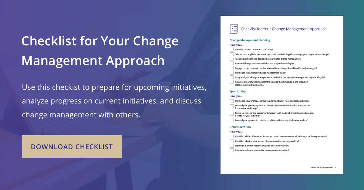 Change Management Checklist