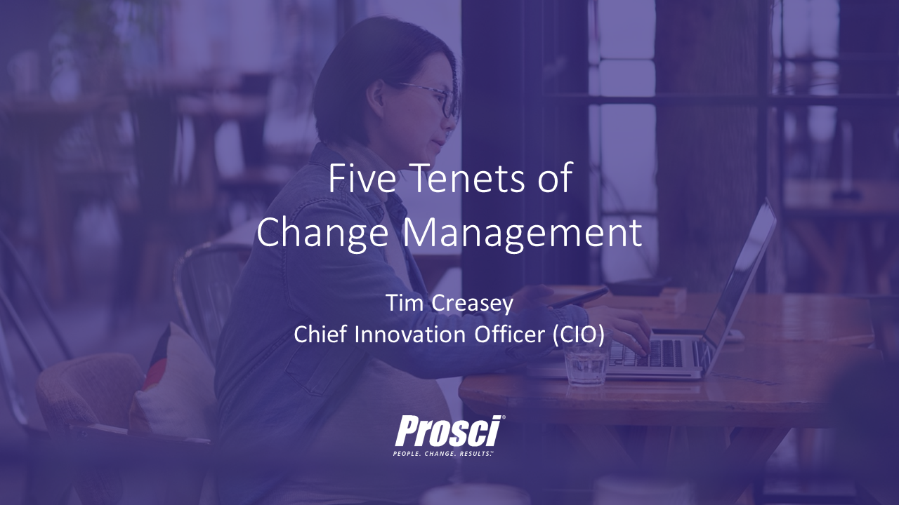 Five Tenets of Change Management